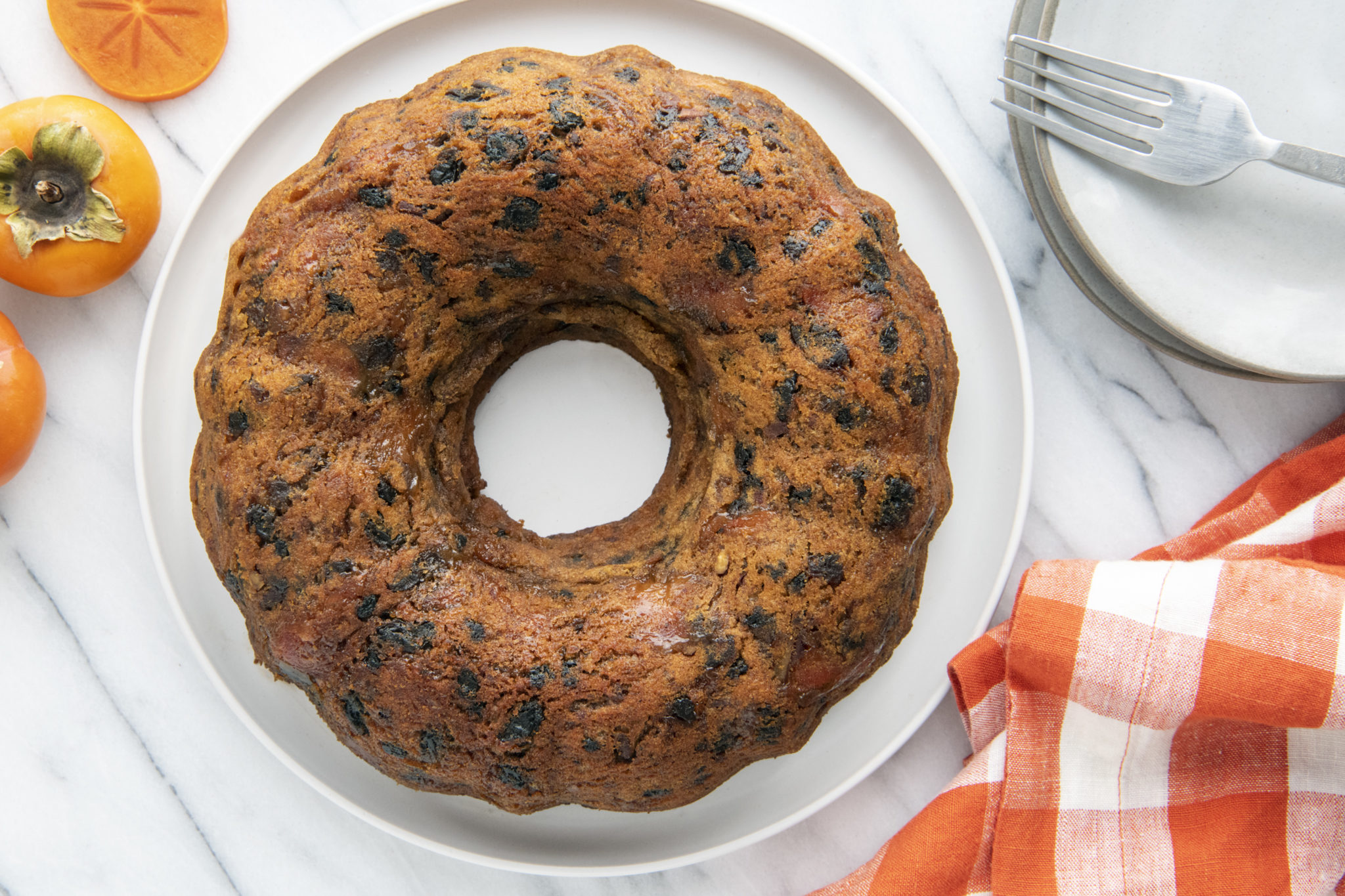 Jessica's Persimmon Rum Pudding Cake with Brown Butter Glaze ...